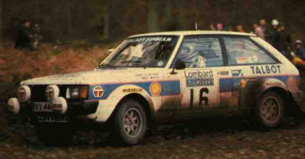 Group B Rally - Talbot